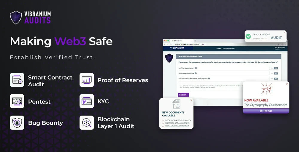 Free Smart Contract Audits - Blockchain Security Services | Vibranium Audits